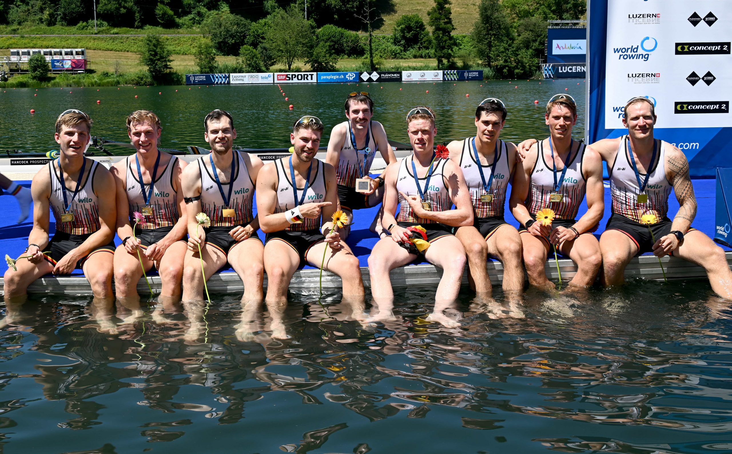 Rudern: Goldener Glanz am Rotsee für den Deutschland Achter – Margot's ...